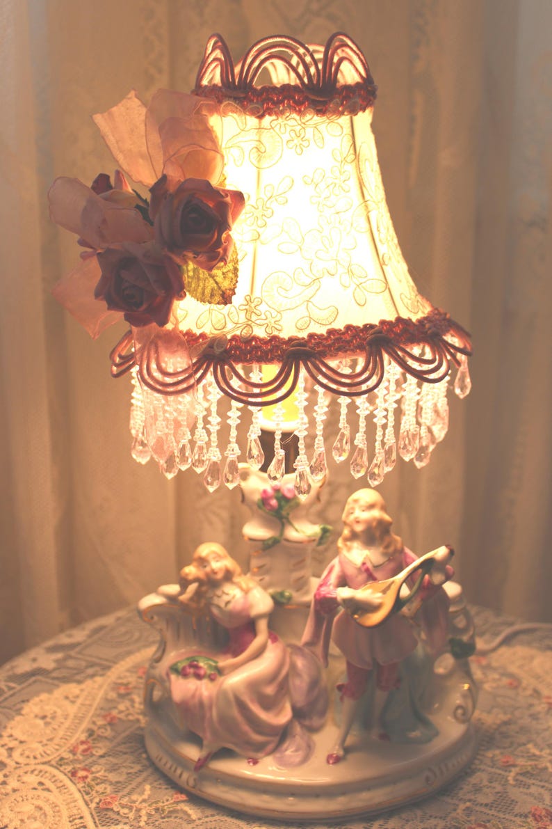 Musical Coupe Lamp, Rose Lamp, Serenade Lamp Rose Lamp Shade - Etsy