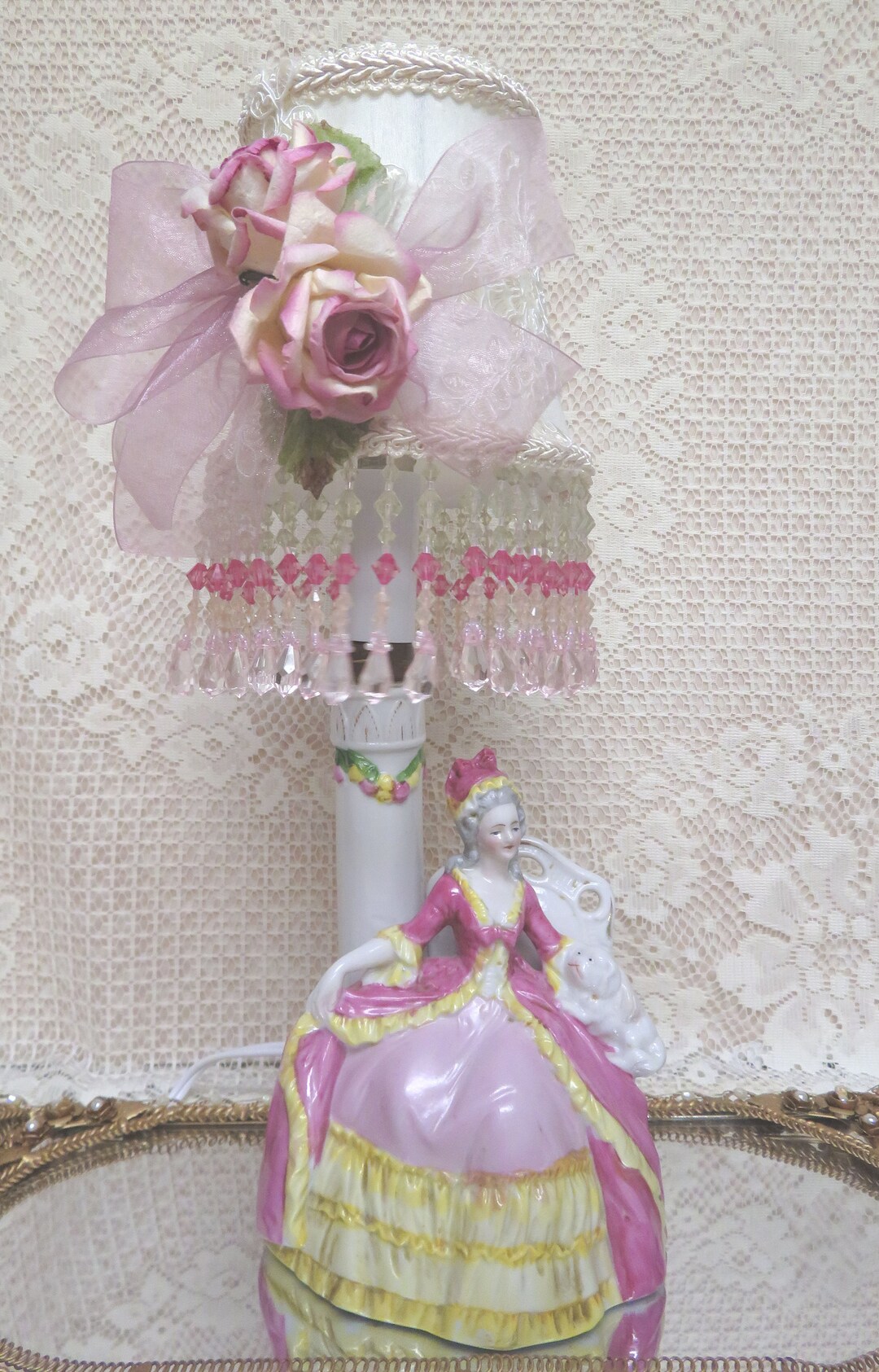 French Lamp, French Lady Lamp, Lady of the Court Lamp - Etsy