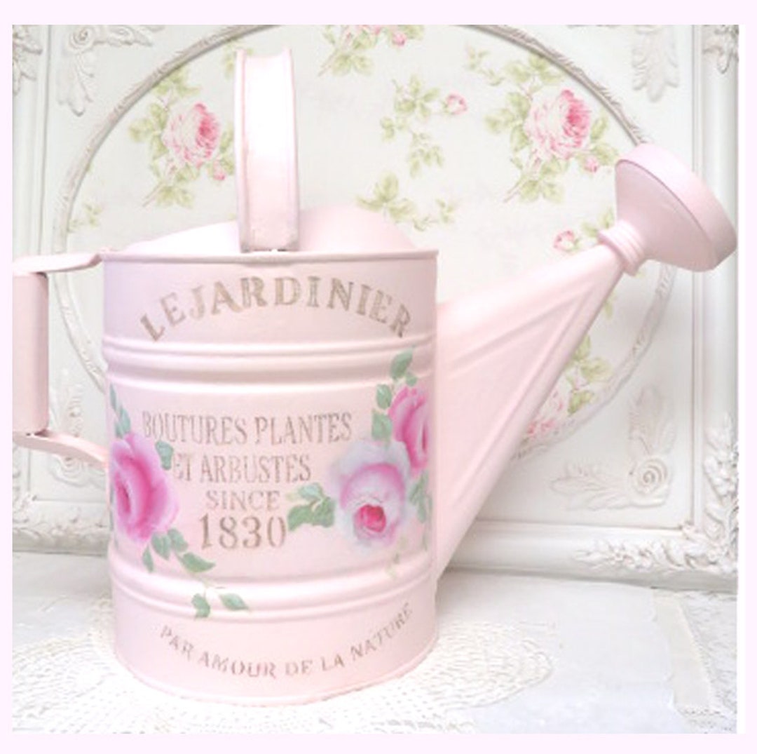 Pink Rose Water Can - Etsy