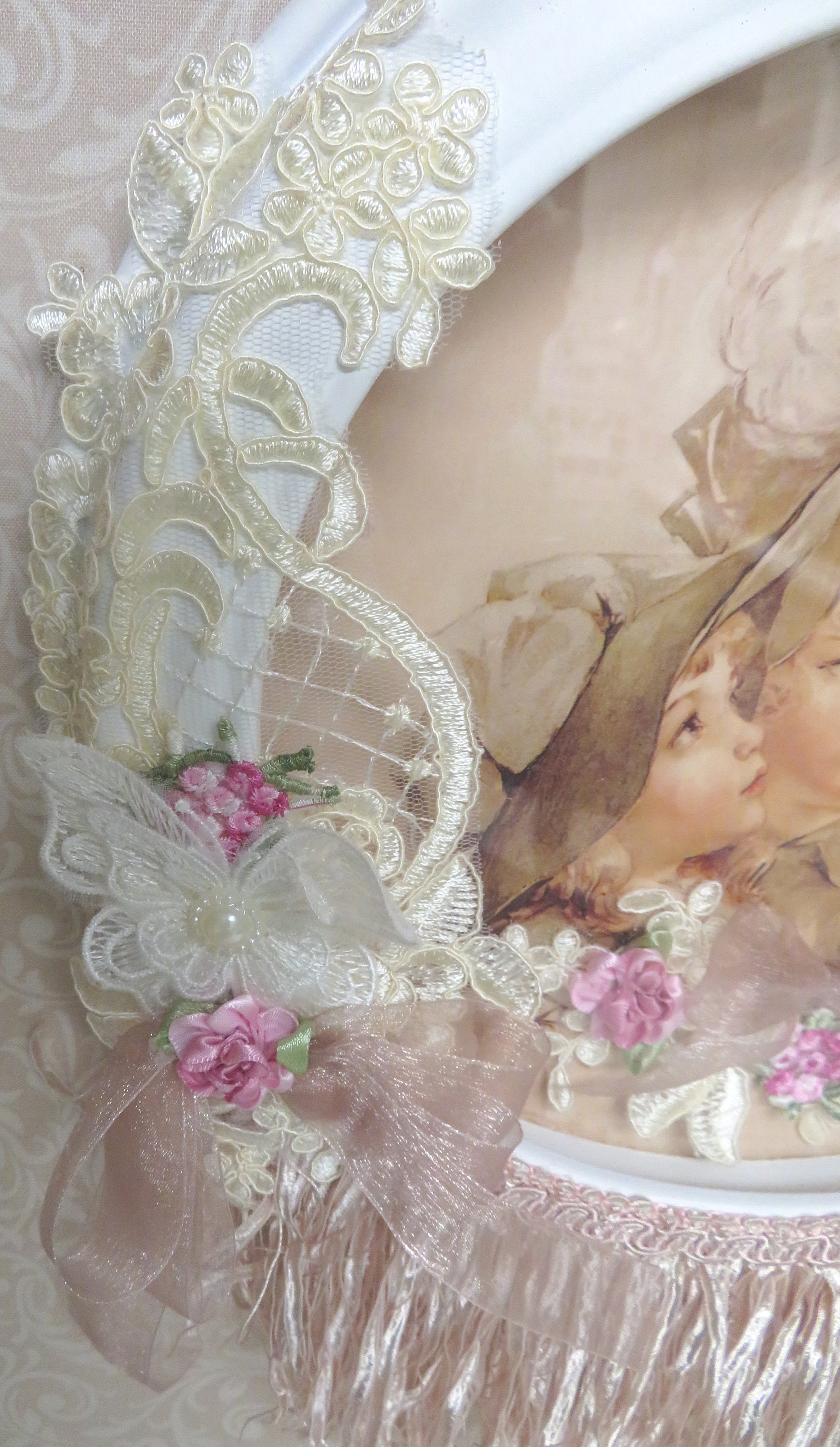Framed Girls Victorian Girls Lace Framed Picture Girls With - Etsy