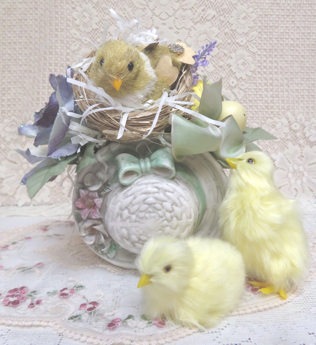 Greem Hat Bird Nest, Hat With Eggs, Bird Nest Hat - Etsy