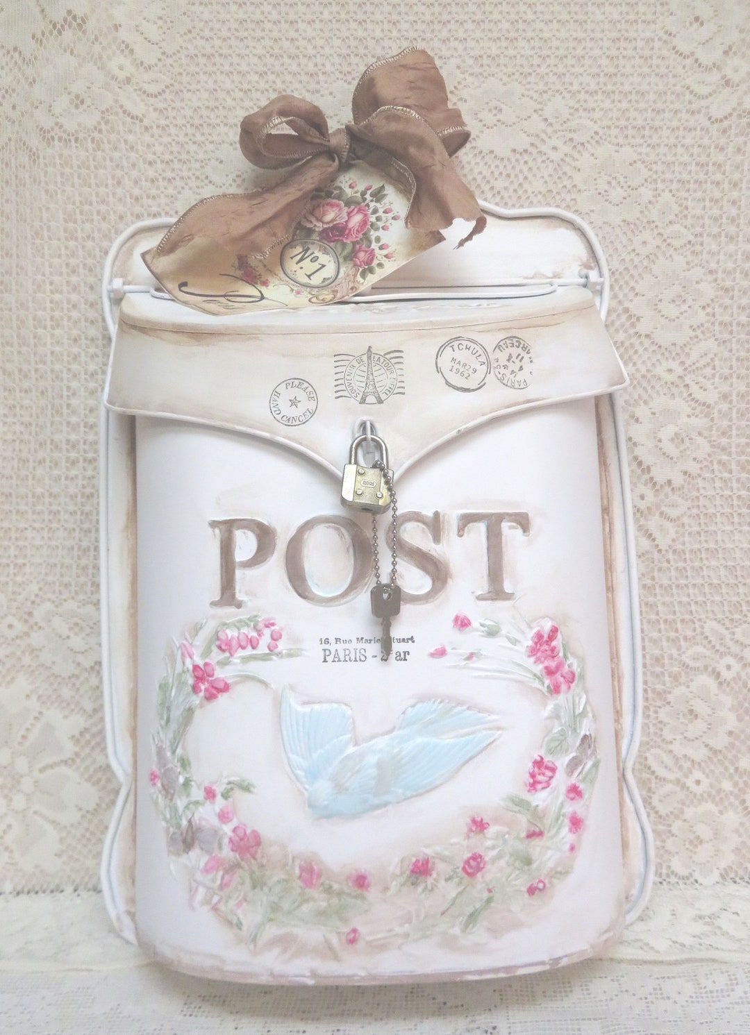 Post Mail Box, Mail Box, Bird Mail Box - Etsy