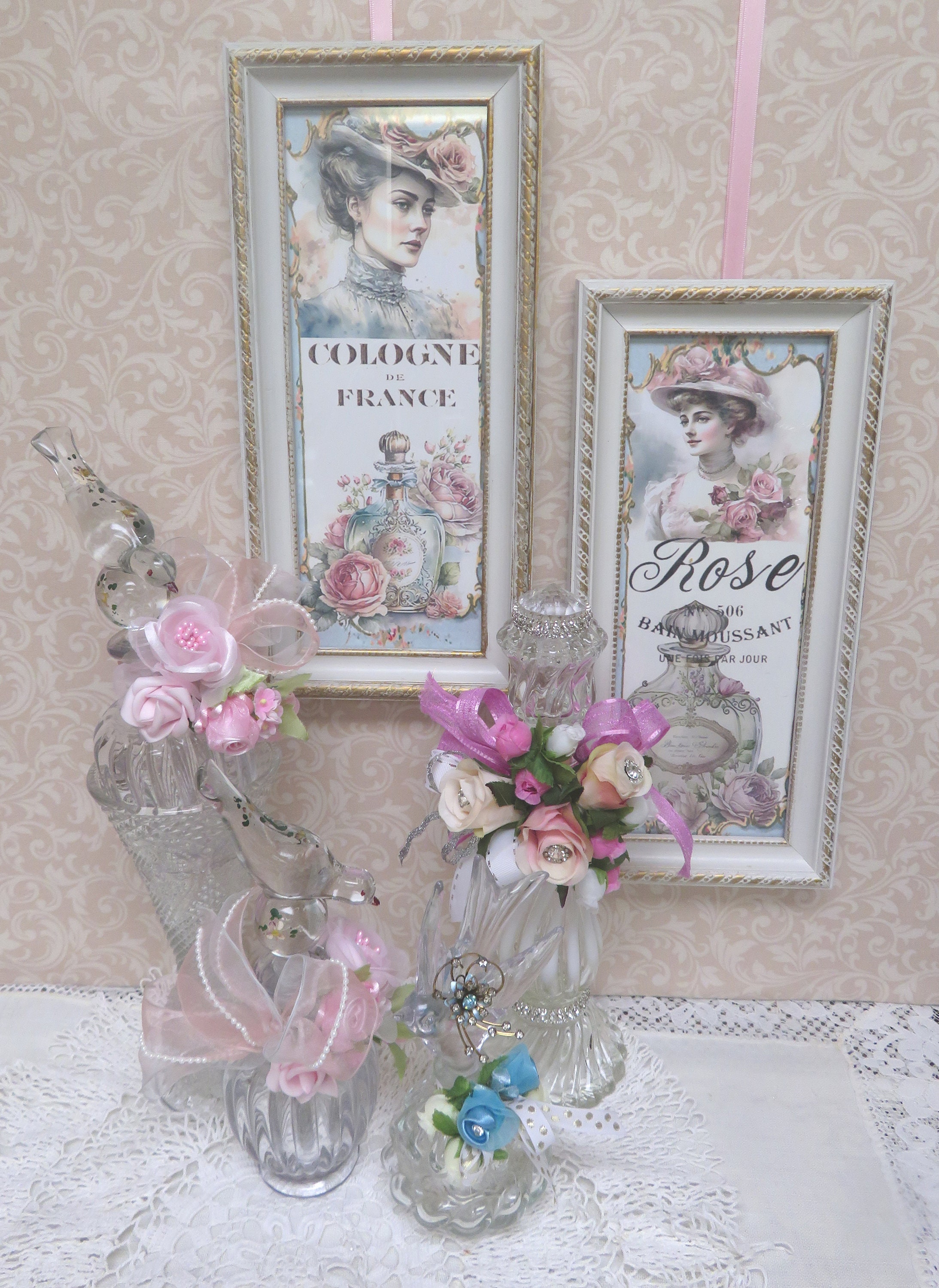 Framed Perfume Pictures, Lovely Ladies Perfume Bottles, Lovely Ladies ...