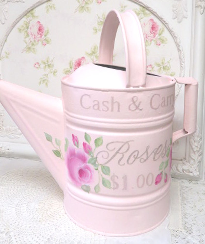 Pink Rose Water Can - Etsy