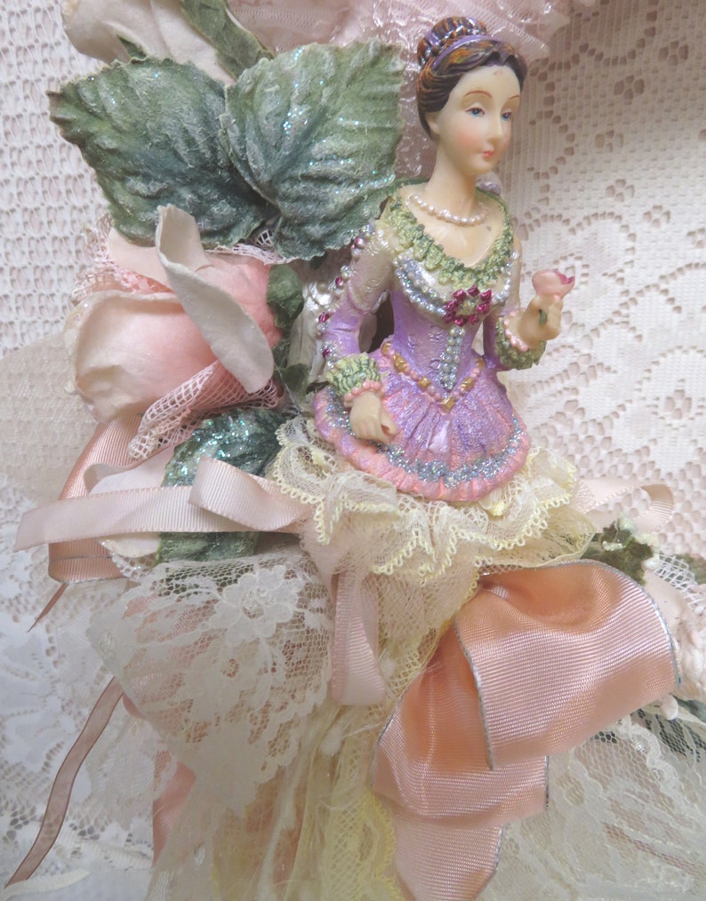 Victorian Angel Wreath Angel Wreath Pink Angel Wreath Pink - Etsy