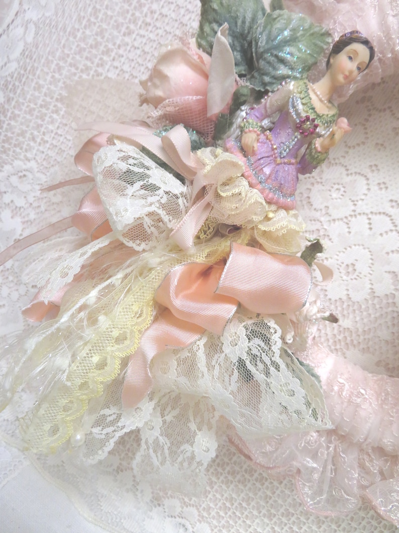 Victorian Angel Wreath Angel Wreath Pink Angel Wreath Pink - Etsy
