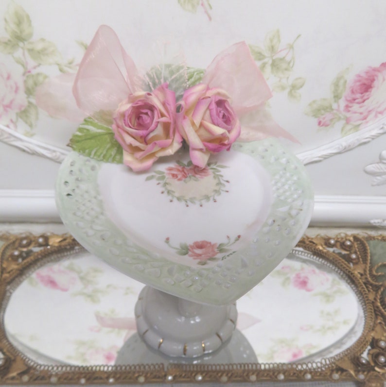 Heart Dish, Porcelain Heart Dish, Display Dish, Trinket Dish - Etsy