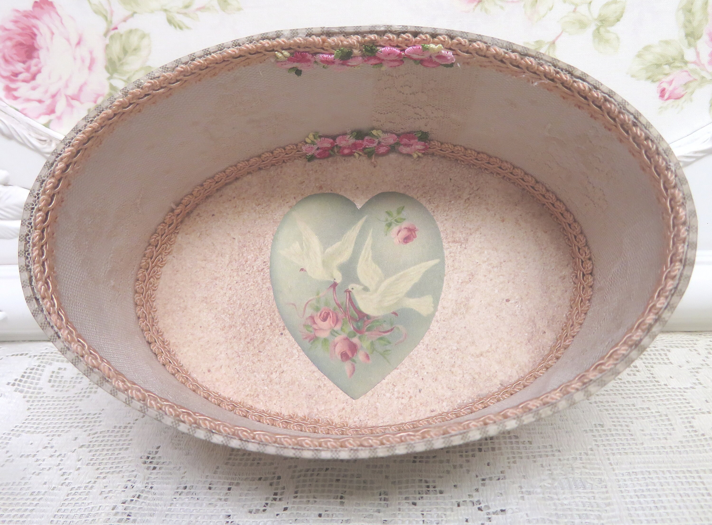 Romantic Box, Cherub Box, Rose Decorated Box - Etsy