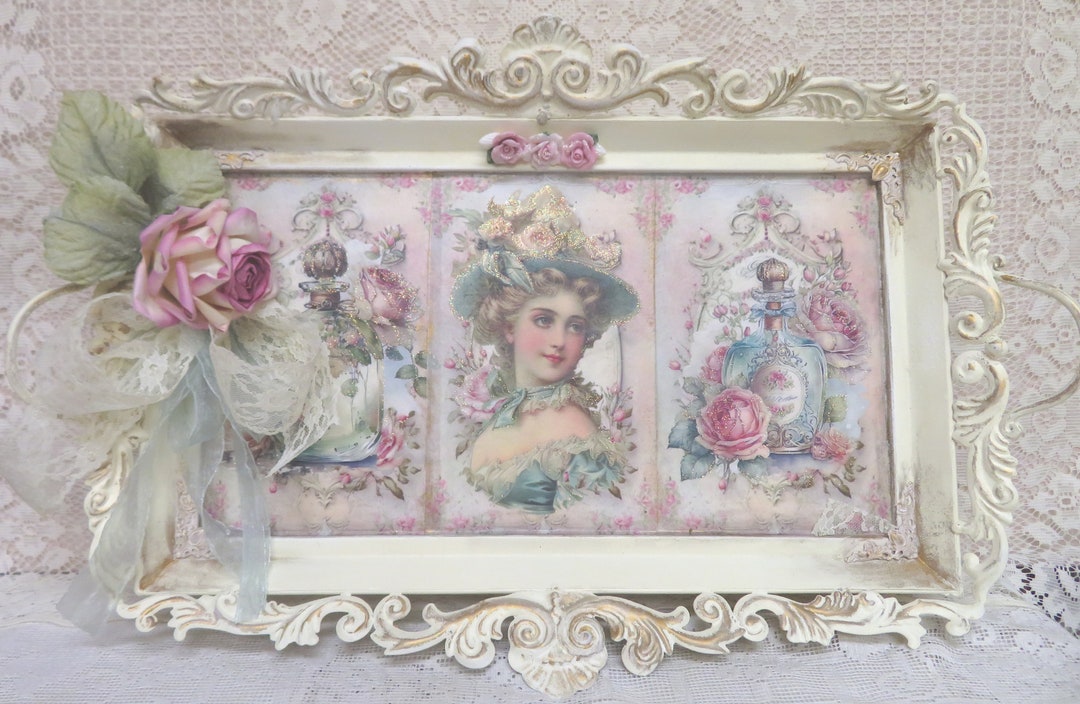 Perfume Tray, Scroll Tray, Rose Tray - Etsy
