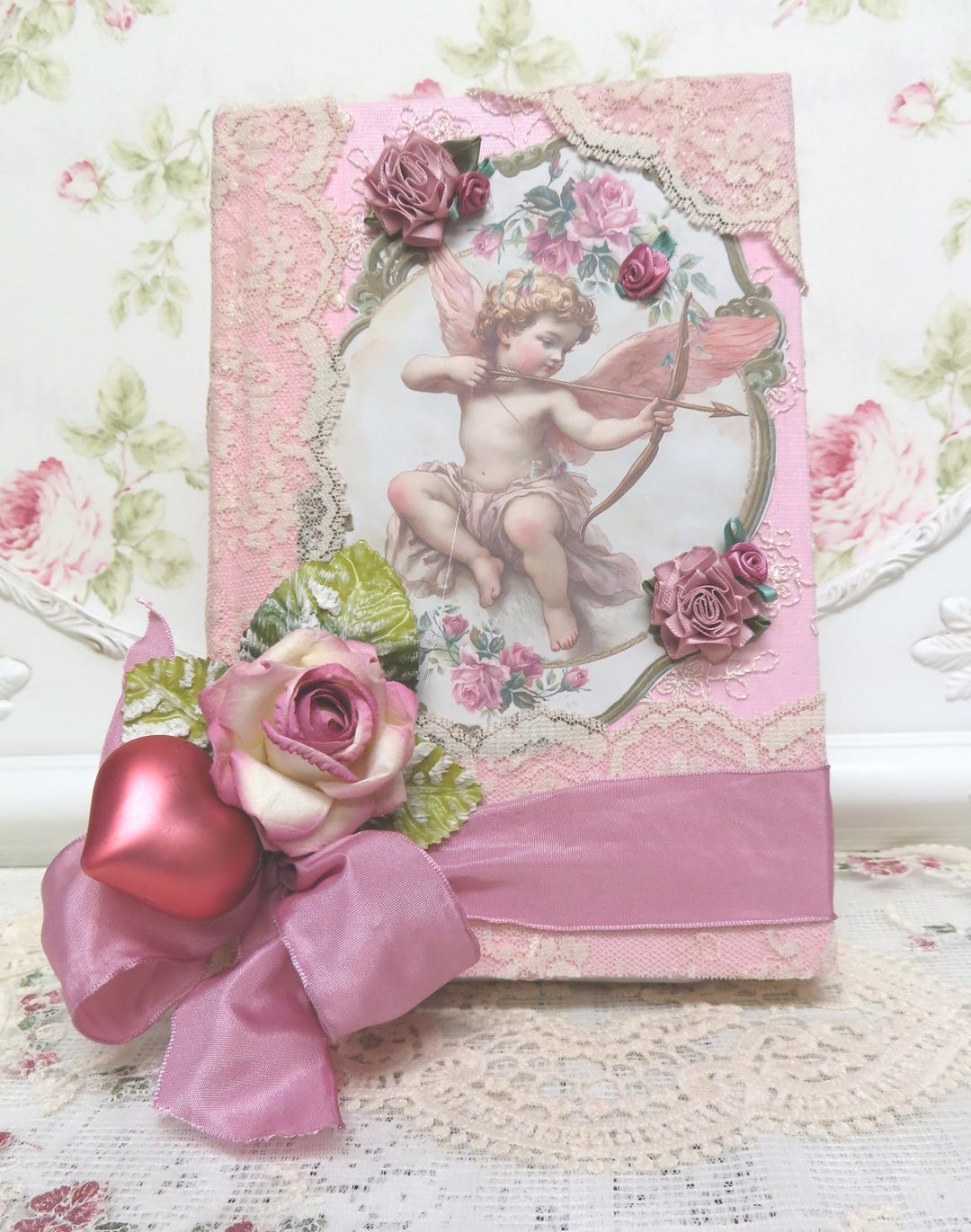 Cherub Book I, Pink Cherub Book, Display Book, Decorative Book - Etsy
