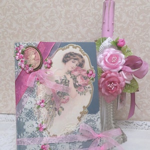 Romantic Book, Rose Book, Decorated Book, Lace Book - Etsy