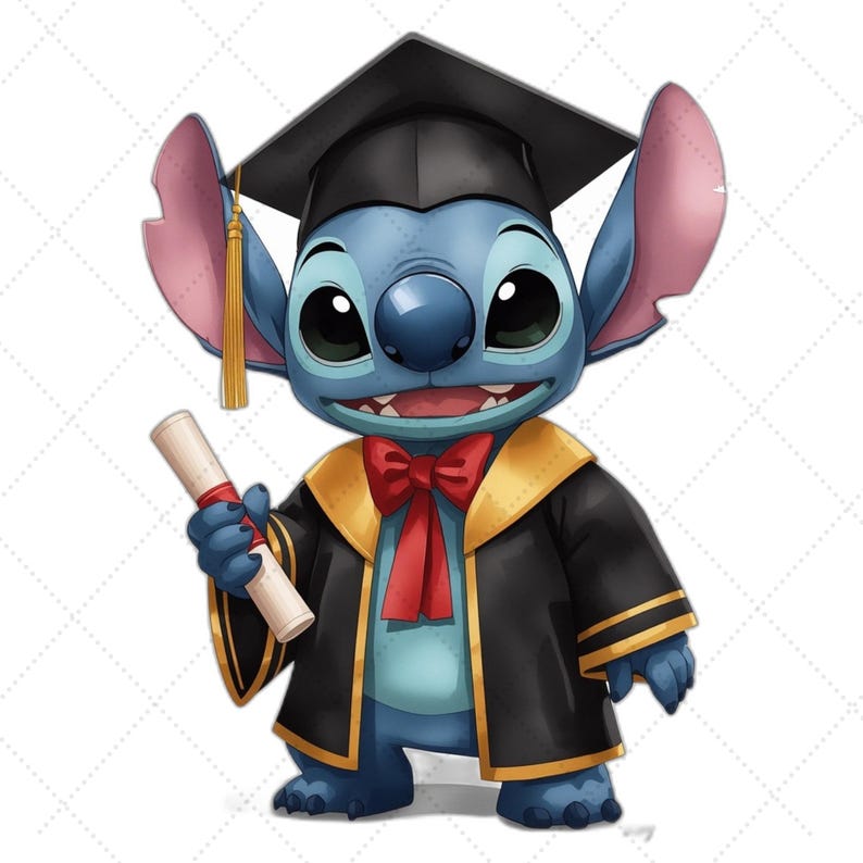Stitch Graduation 2026 PNG Bundle, Class of 2026 Clipart, Cute ...