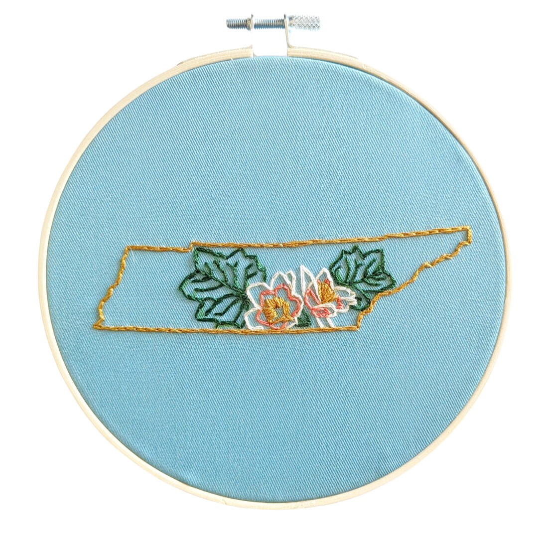 Tennessee Embroidery, Beginner Embroidery Kit, Craft Kit, Stitch Kit ...