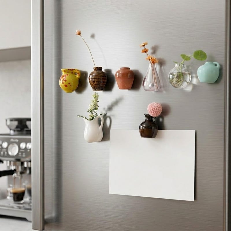 Mini Vase Magnets Fridge - Etsy