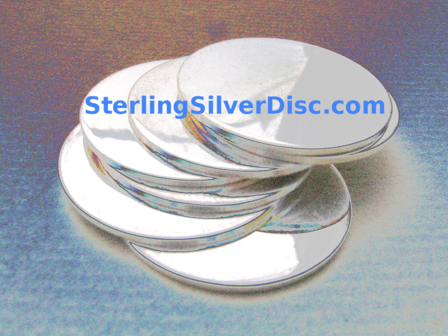 Bulk 50 Blanks 1/2 Inch 24 Gauge STERLING SILVER DISCS Hand Stamping ...