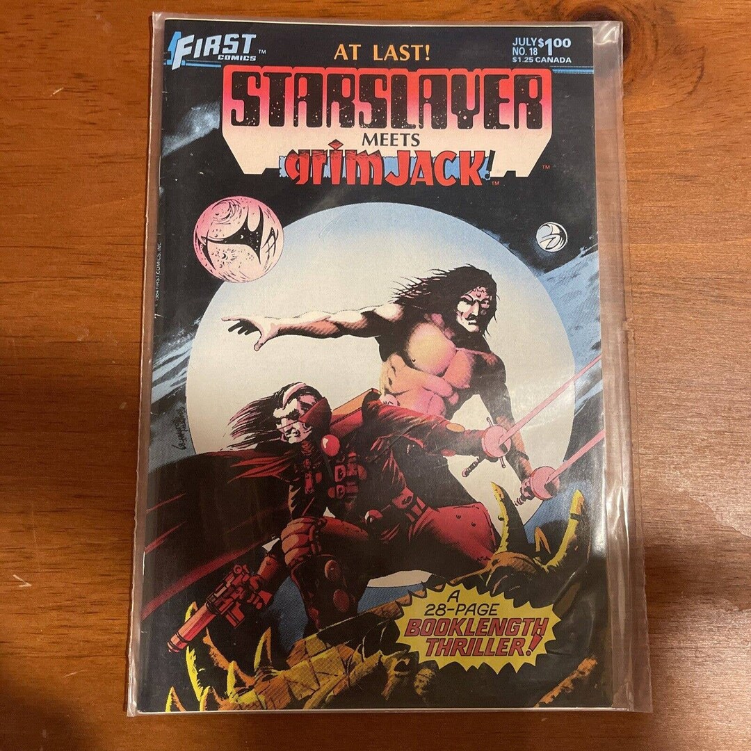 Starslayer Meets Grimjack #18 | 1st Series | 1984 | First Comics | Mint ...