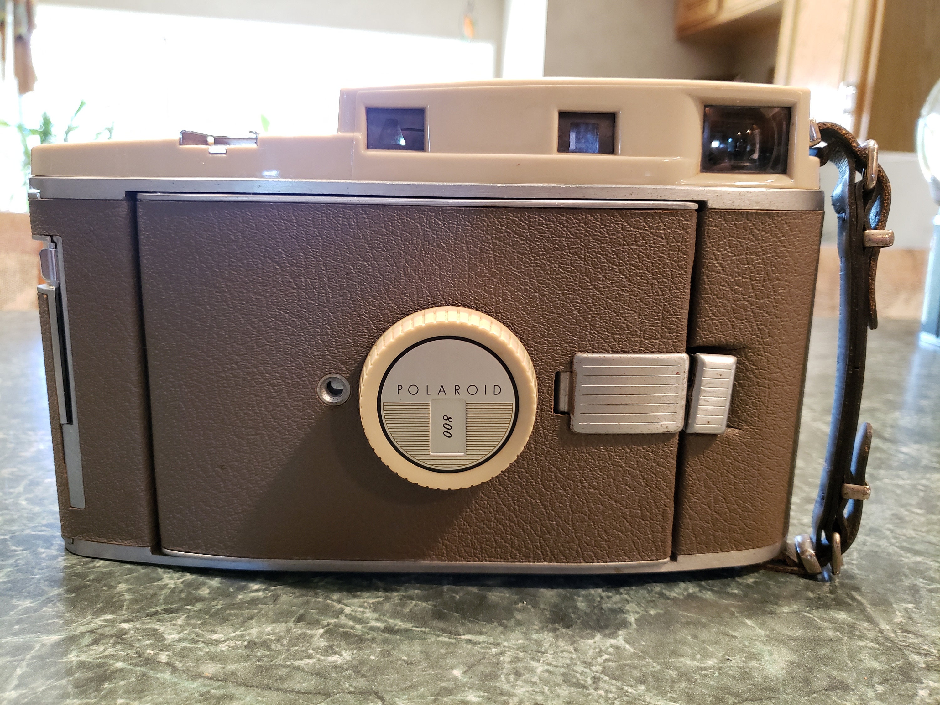 Vintage Polaroid Land Camera Model 800 With Leather Strap - Etsy