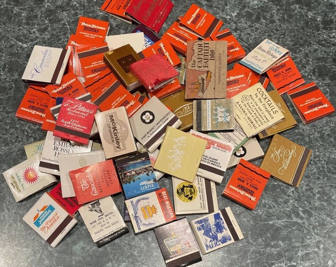 Vintage Matches Lot 70+ Front Strike Matchbooks Advertisement - All ...