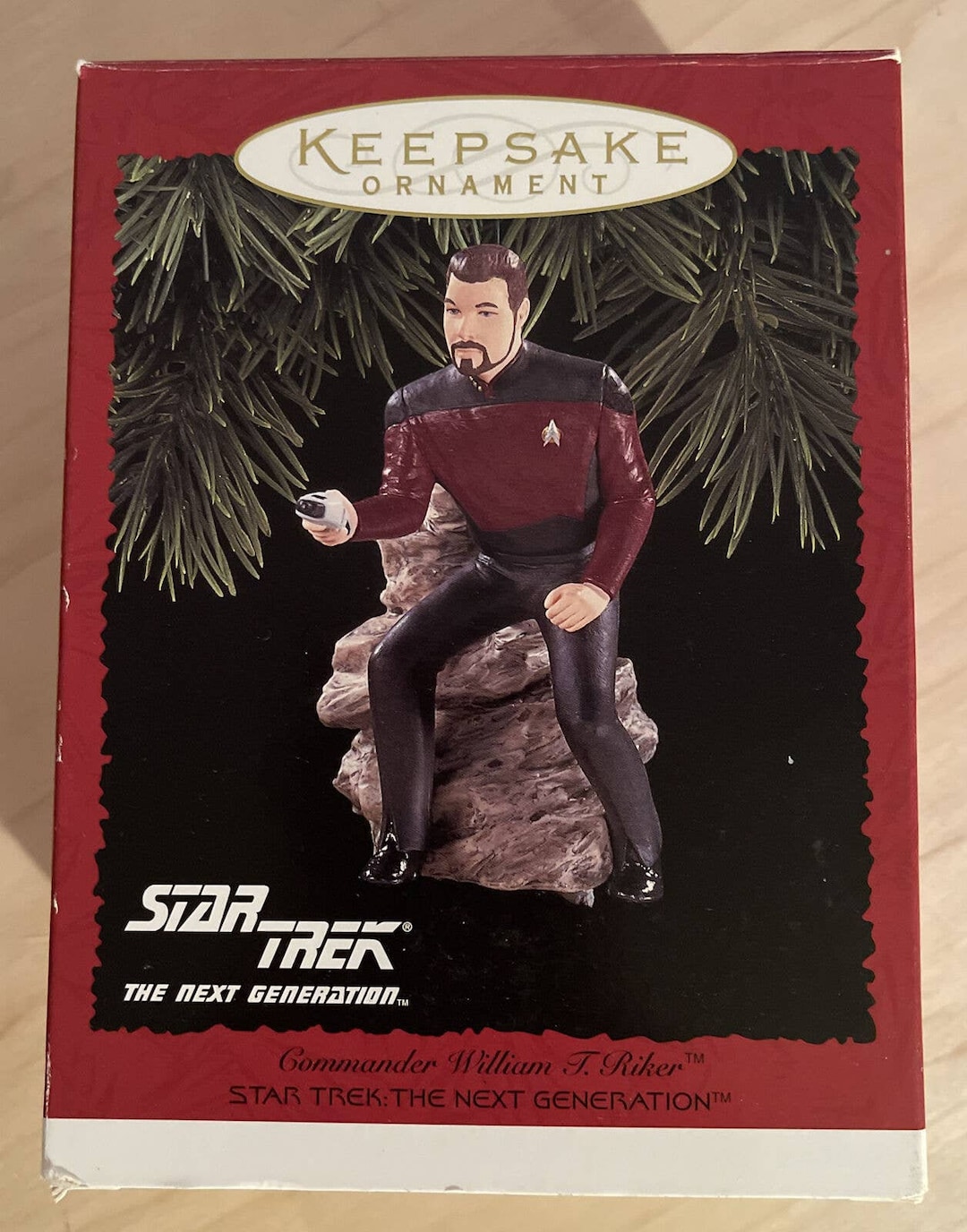 Hallmark Keepsake STAR TREK 1996 Commander William Riker Keepsake ...