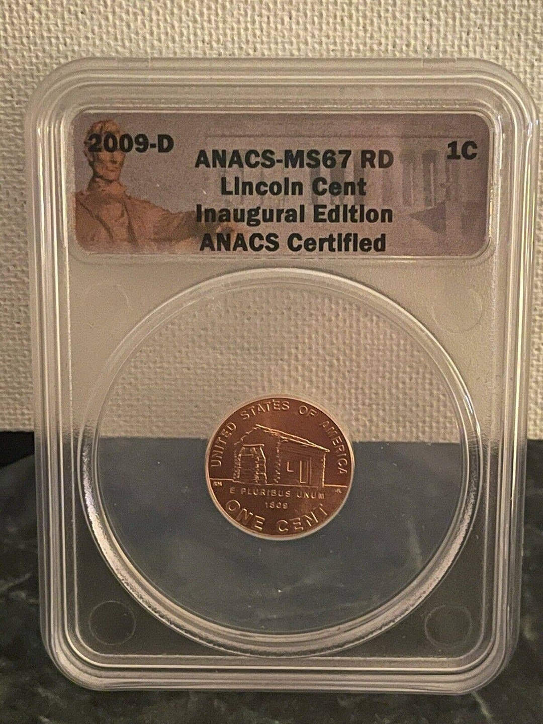 2009-D MS67 MS 67 RD Lincoln Cent Penny Early Life Washington D. C ...