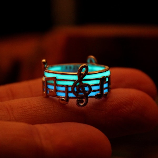 Music Note Ring - Etsy