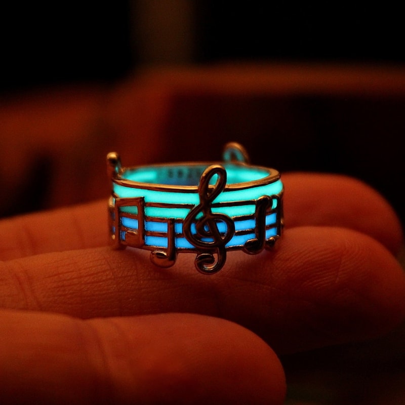 Music Note Ring - Etsy