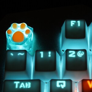 Keycaps Glow in the Dark / Esc Handmade Key Cap / RGB Key Cap / Cherry ...
