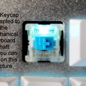 Keycaps Glow in the Dark / Esc Handmade Key Cap / RGB Key Cap / Cherry ...