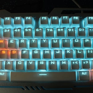 Keycaps Glow in the Dark / Esc Handmade Key Cap / RGB Key Cap / Cherry ...