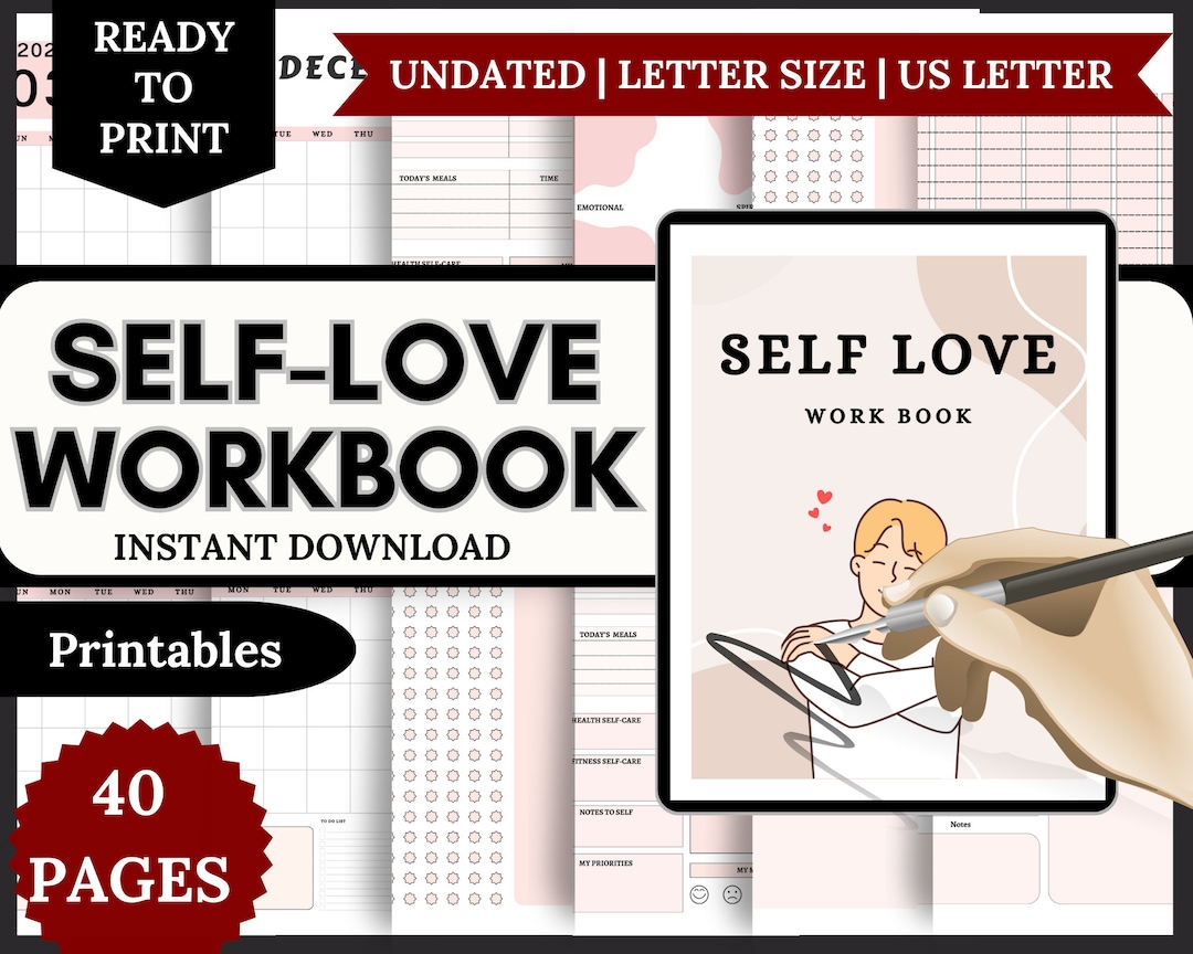 Self Love Workbook | Self Love Journal | Self Care Workbook | Self Love ...