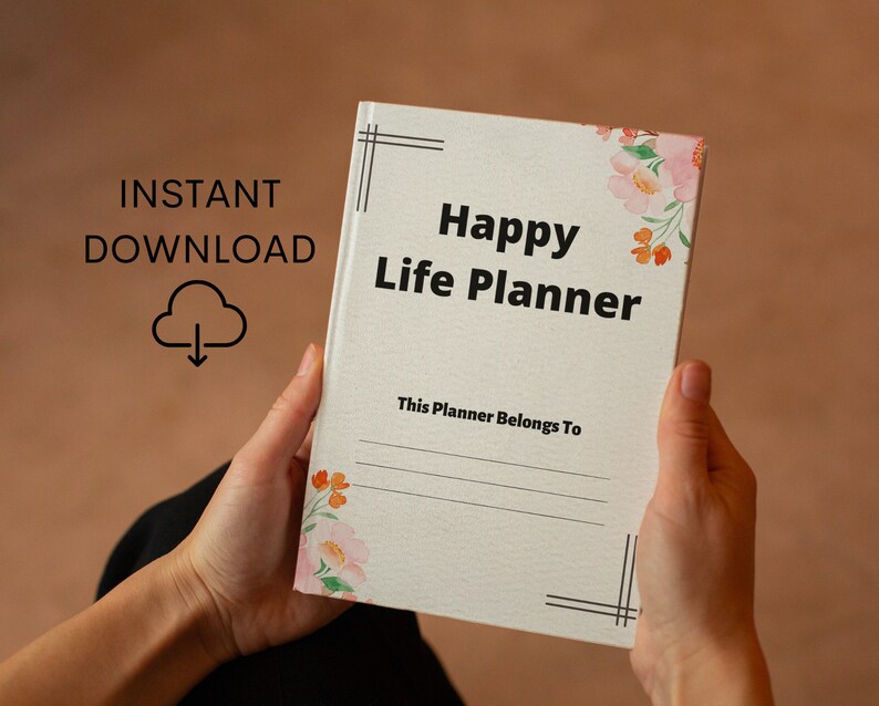 Happy Life Planner, Printable Life Planner, Undated Life Planner ...