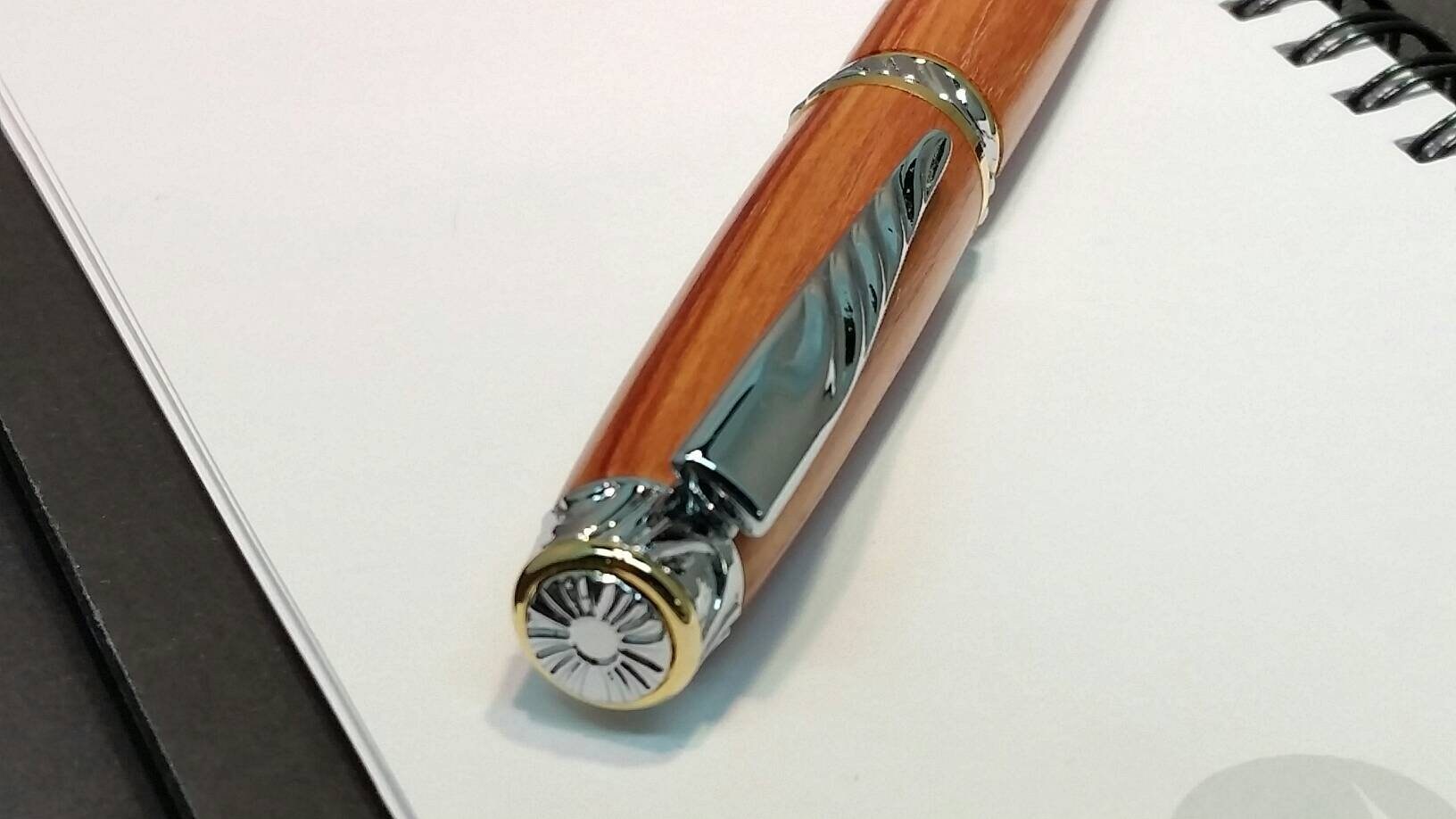 Pens Paper & Party Supplies Beautiful Handmade Figured Red Gum Ultra ...