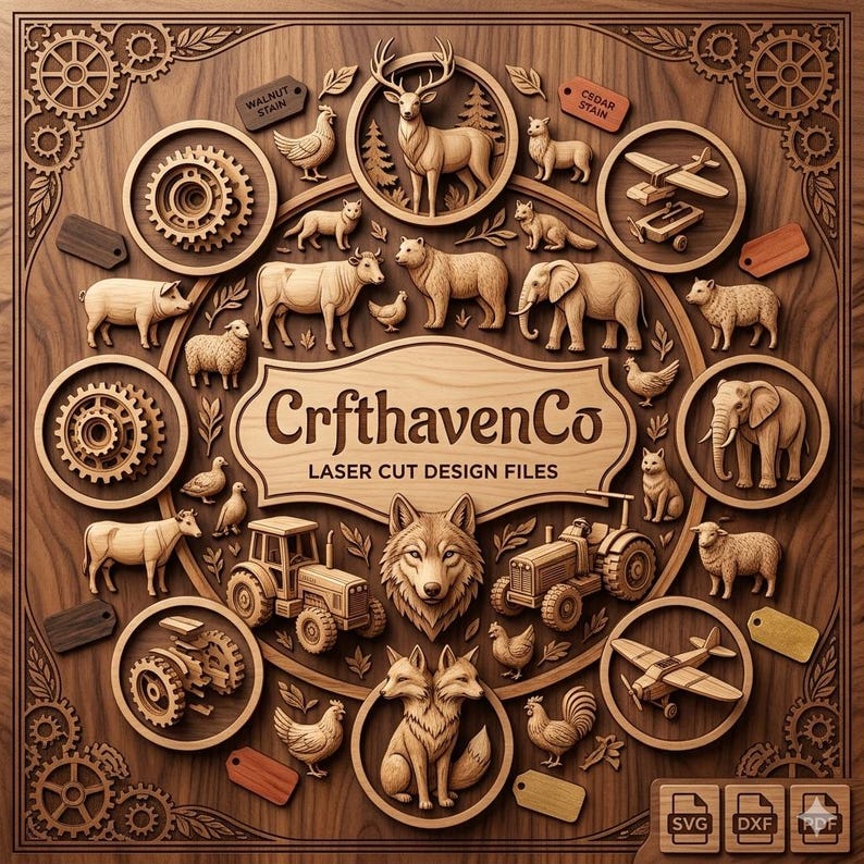 700,000+ Laser Cut Designs Bundle, CNC, Engraving, Craft Files (svg ...