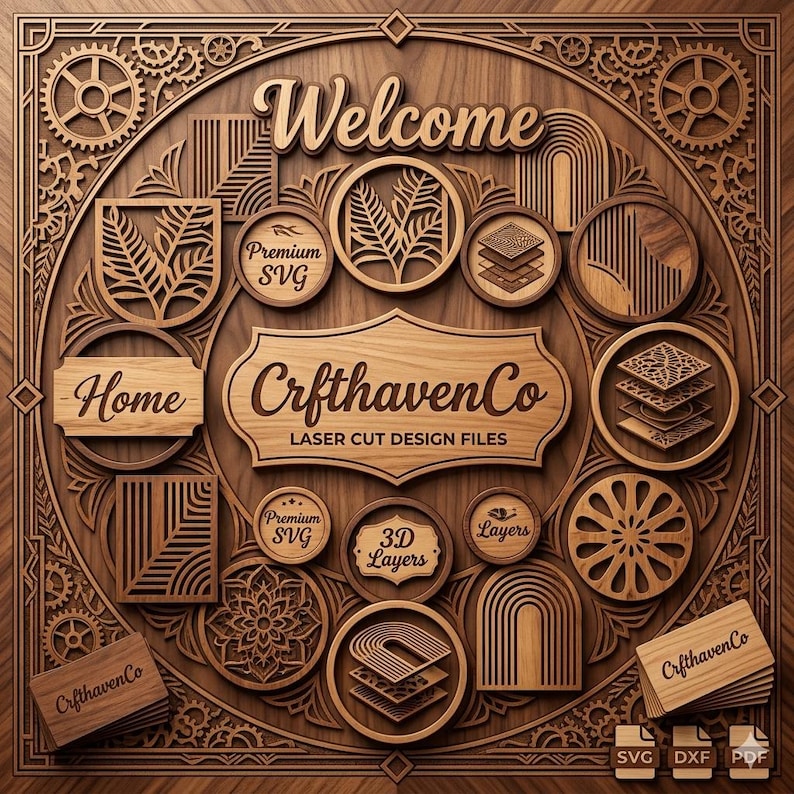 700,000+ Laser Cut Designs Bundle, CNC, Engraving, Craft Files (svg ...