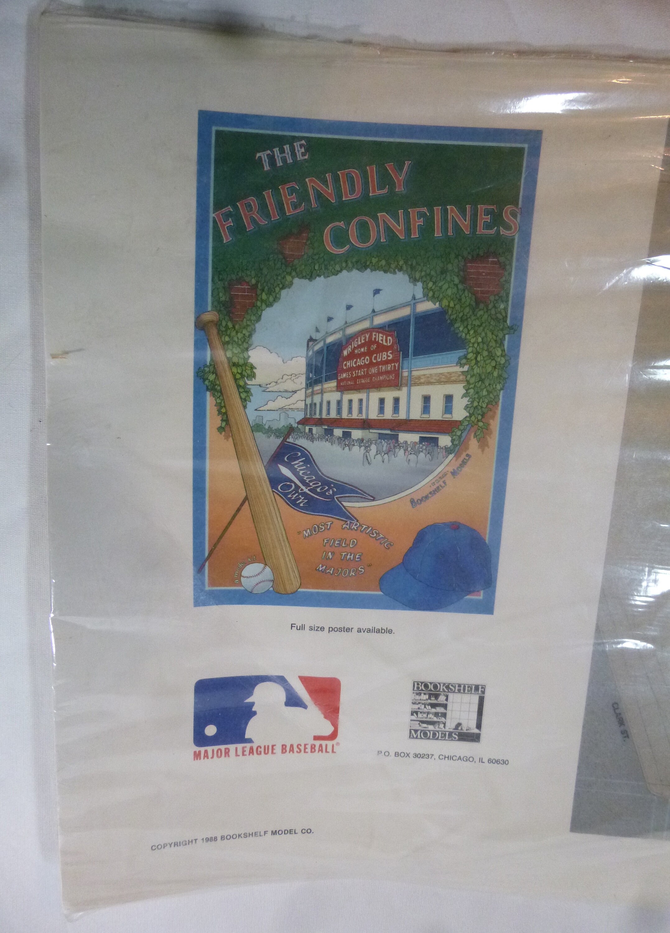 Major League Baseball Wrigley Field Model Kit MLB Limited Edition Cubs ...