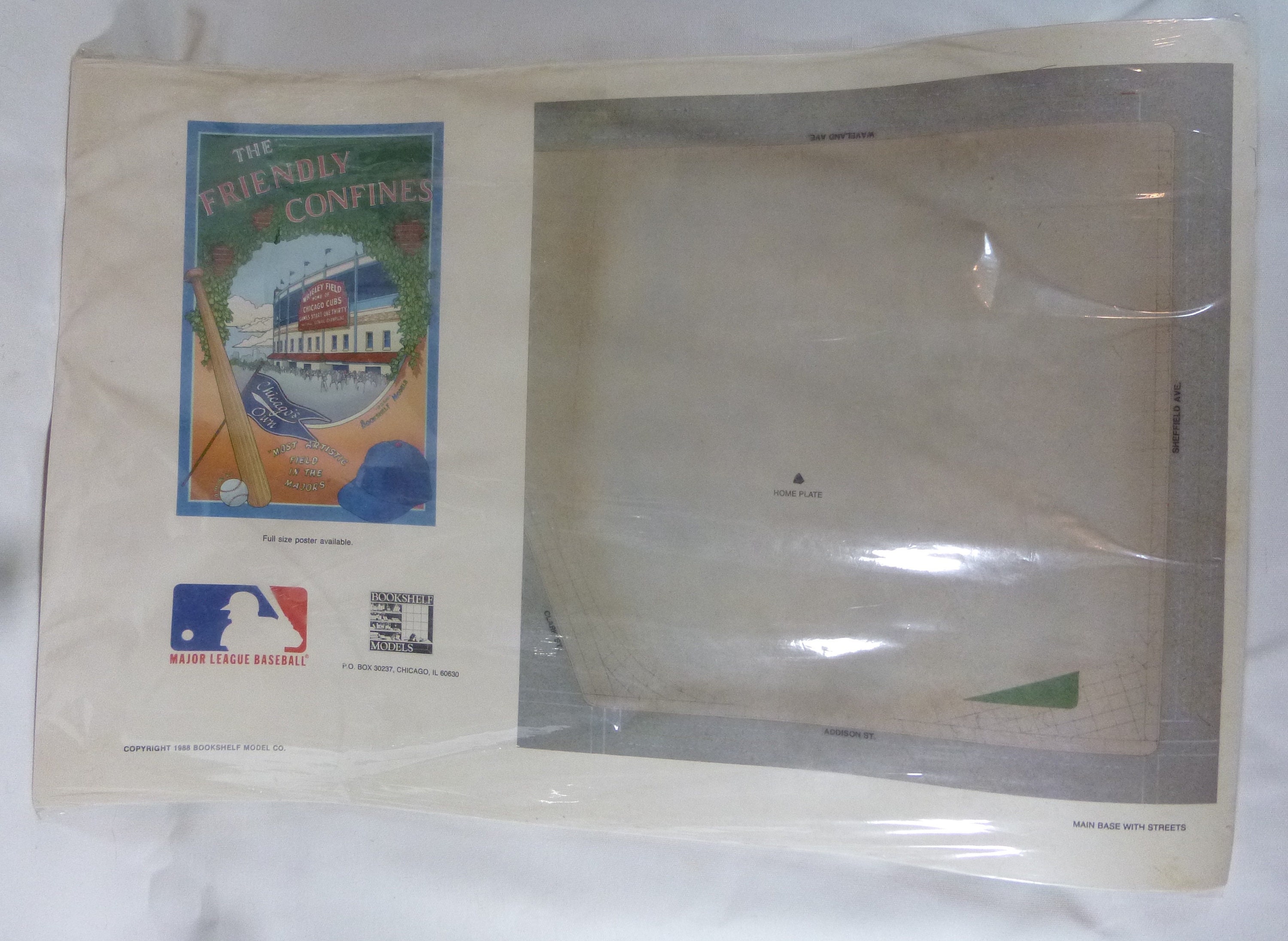 Major League Baseball Wrigley Field Model Kit MLB Limited Edition Cubs ...