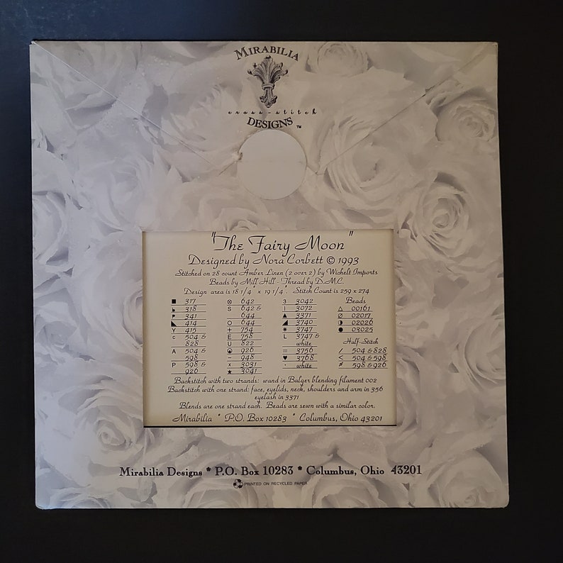 Mirabilia the Fairy Moon By: Nora Corbett Cross Stitch Pattern Only - Etsy