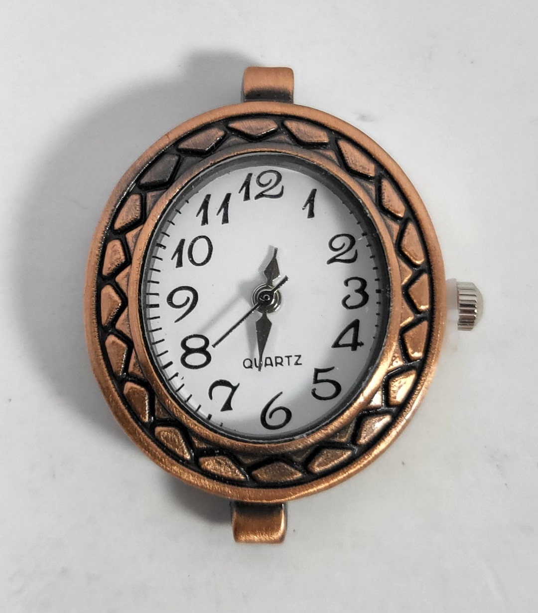 Copper Watch Face for Jewelry Making and With Loops for Beading - Etsy