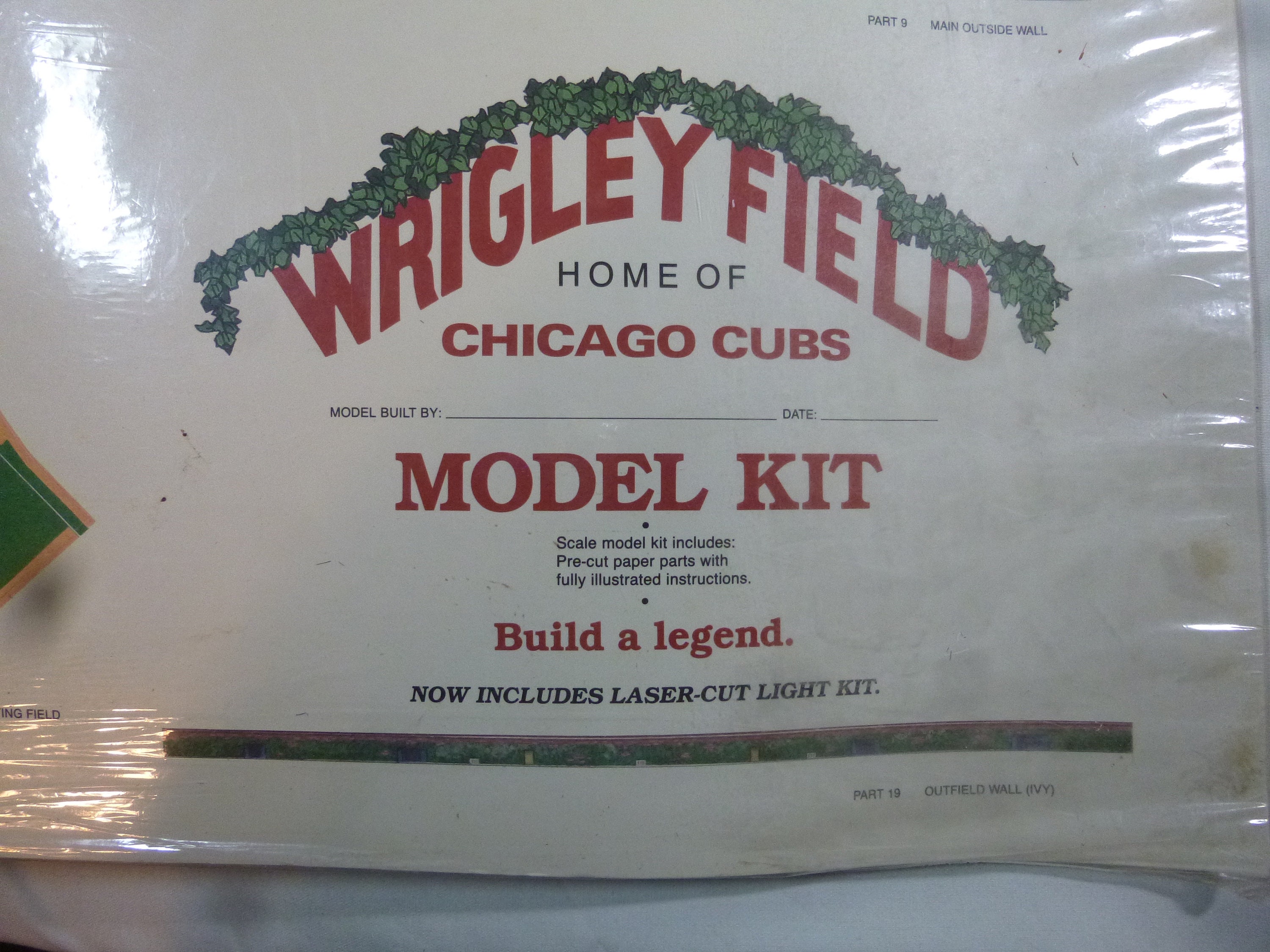 Major League Baseball Wrigley Field Model Kit MLB Limited Edition Cubs ...