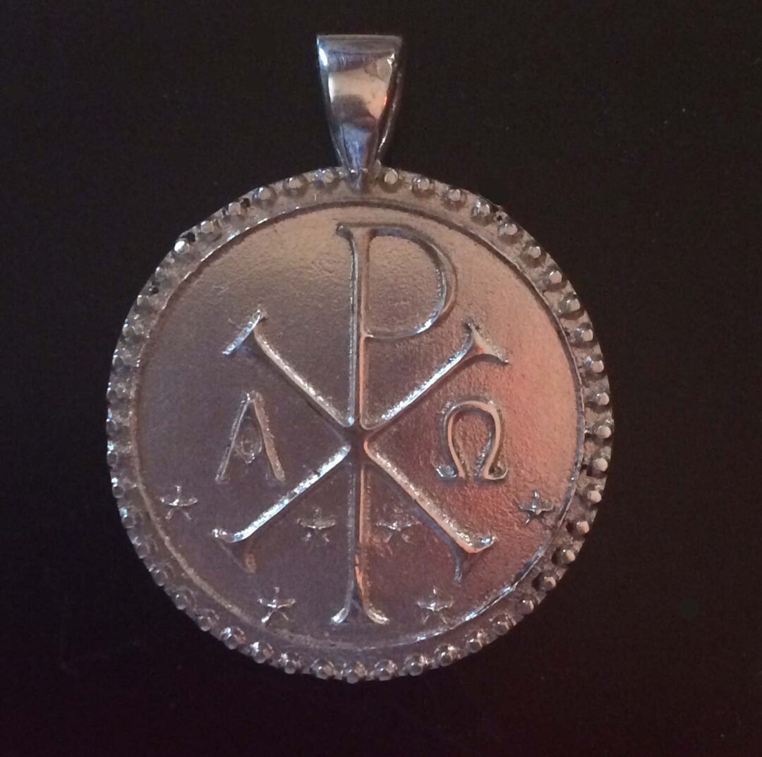 Chi Rho Pendant - (MADE TO ORDER) - Etsy