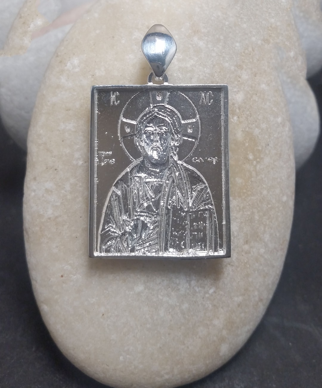 Orthodox Icon Pendant - Christ, the Life Giver (MADE TO ORDER) - Etsy