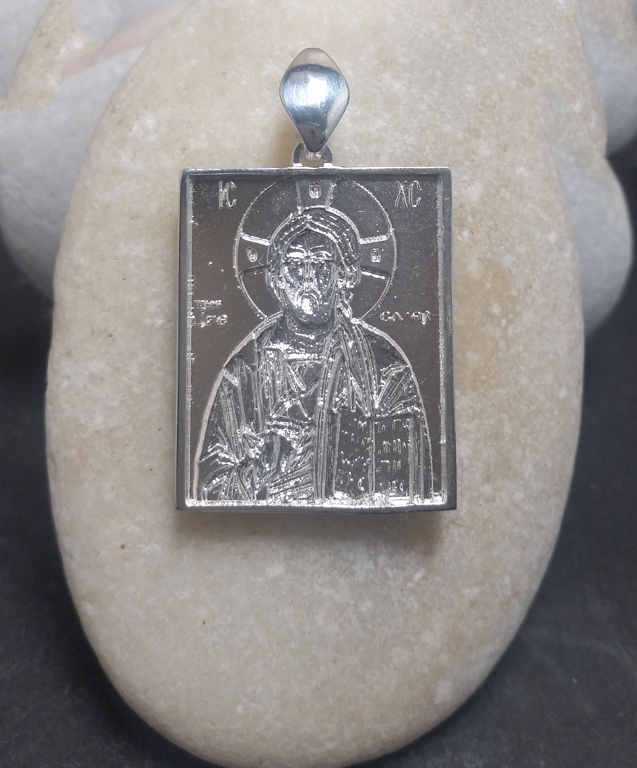 Orthodox Icon Pendant - Christ, the Life Giver (MADE TO ORDER) - Etsy