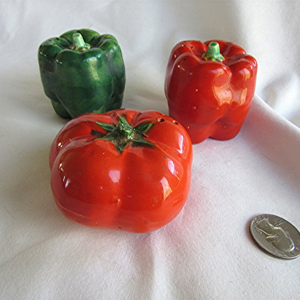 Salt and Pepper Shakers Ceramic - Etsy