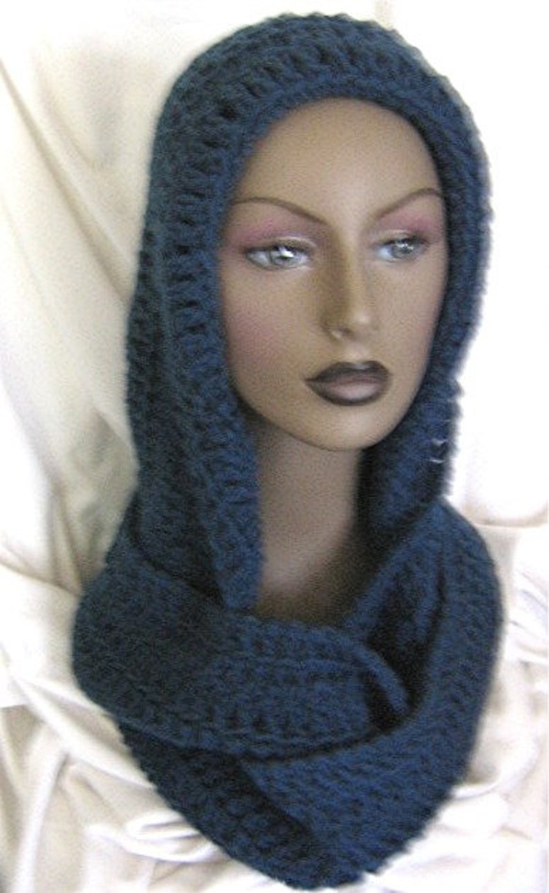 Hooded Infinity Scarf 5 Colors - Etsy