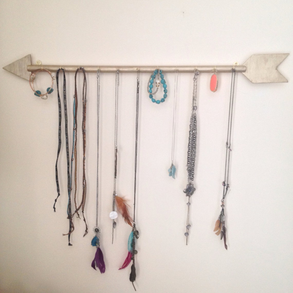 Gold Arrow Jewelry Hanger - Etsy