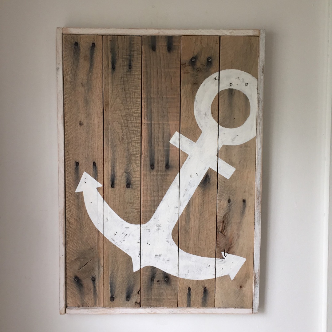 Anchor Beach House Rustic Wall Decor - Etsy