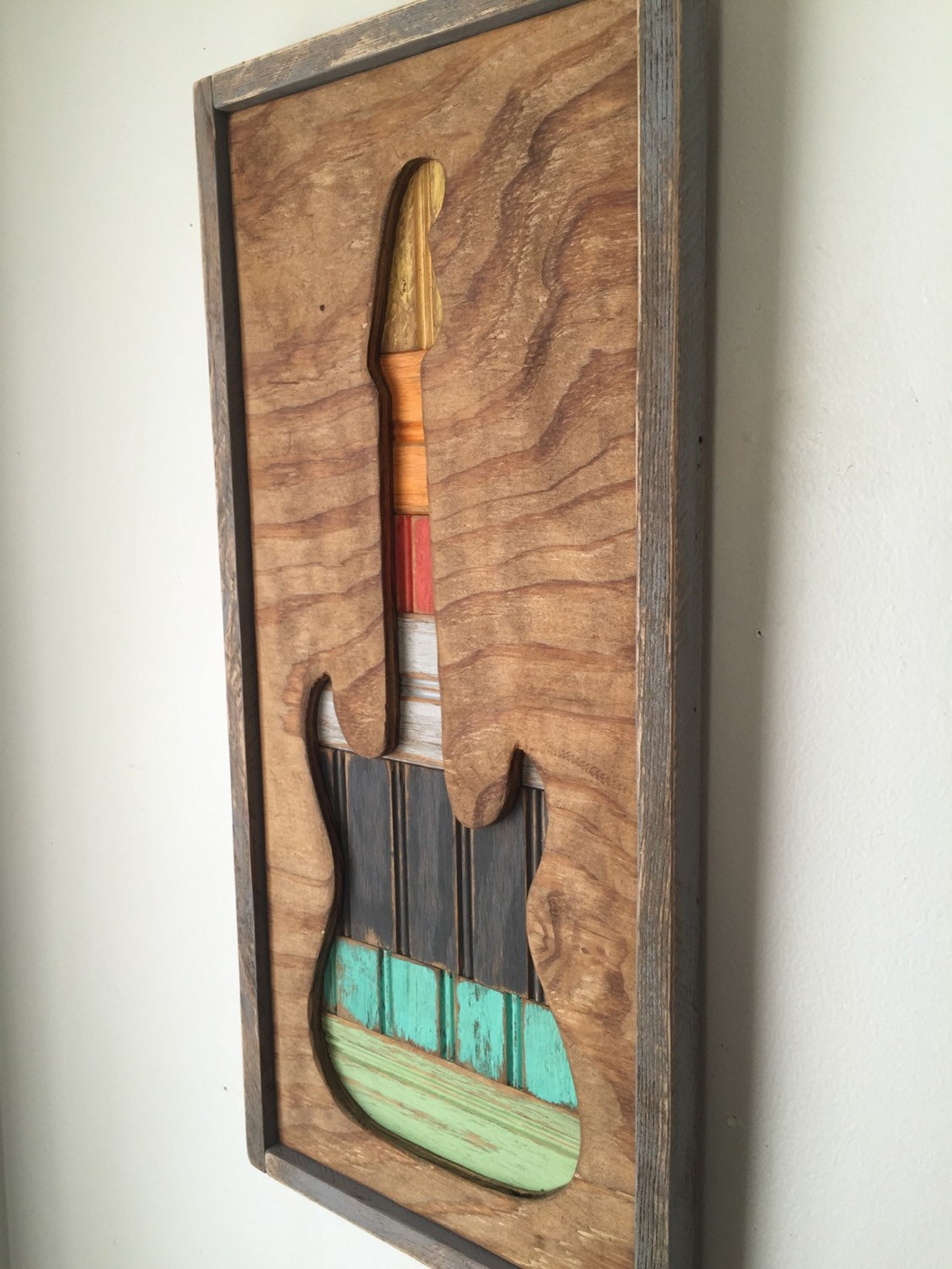 Electric Guitar Wall Decor - Etsy