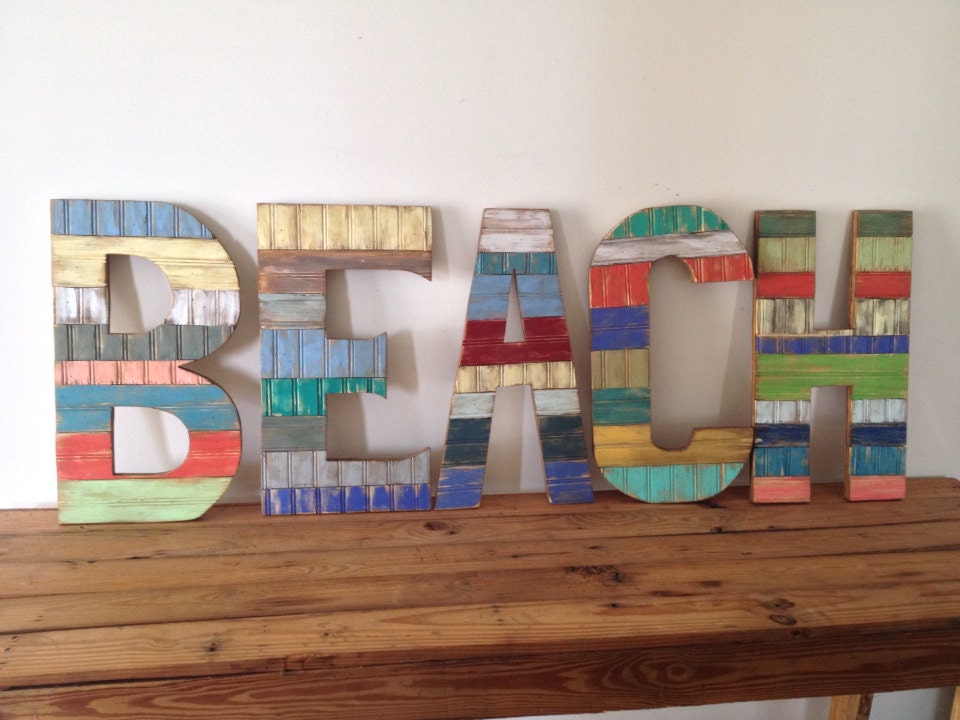 BEACH Coastal Decor | Etsy