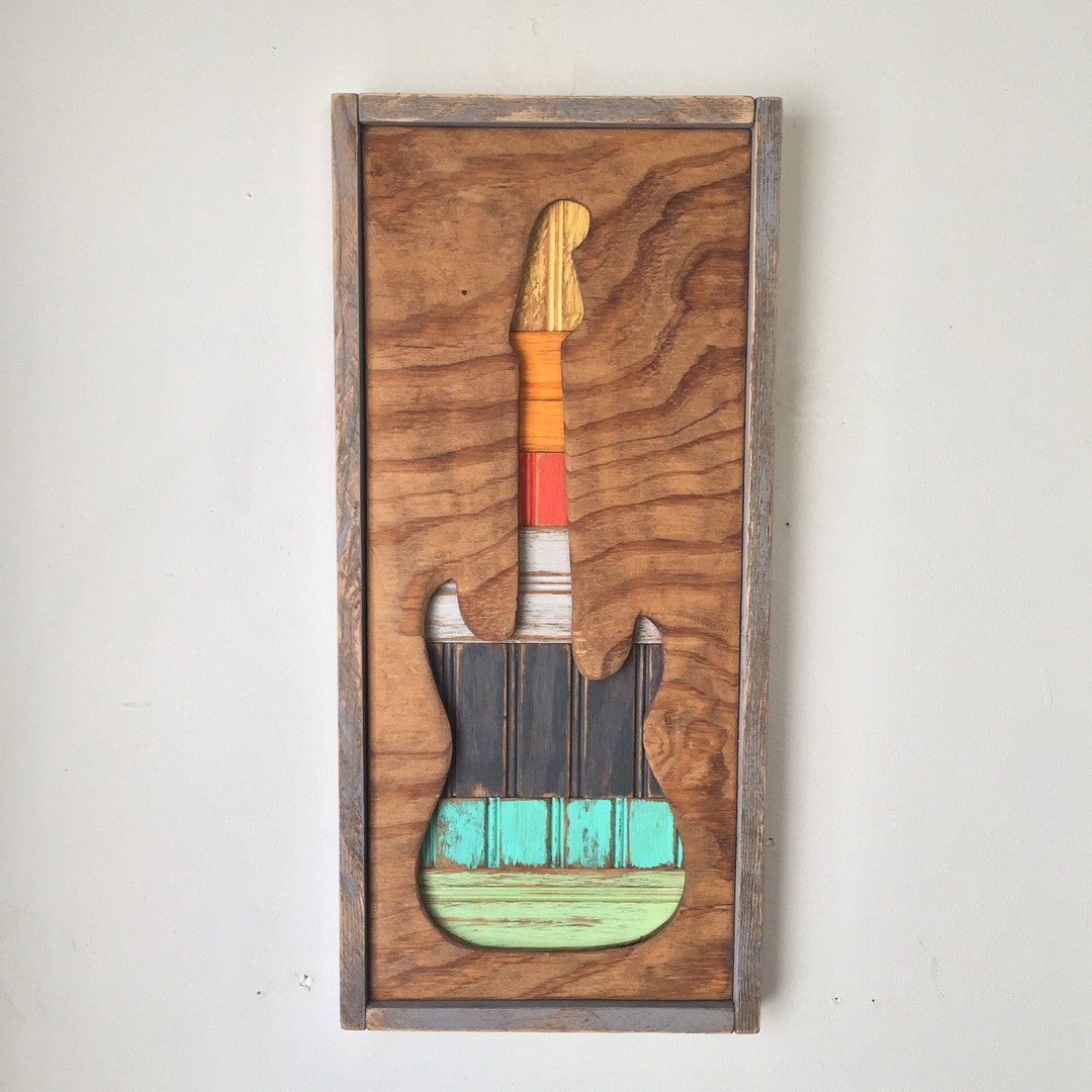 Electric Guitar Wall Decor - Etsy