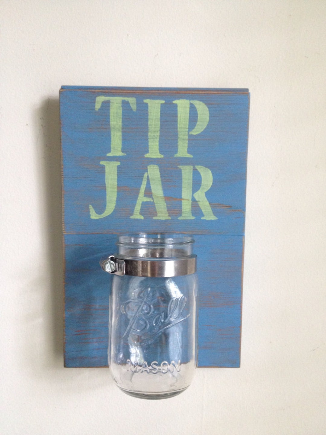 Tip Jar Made With Reclaimed Wood - Etsy